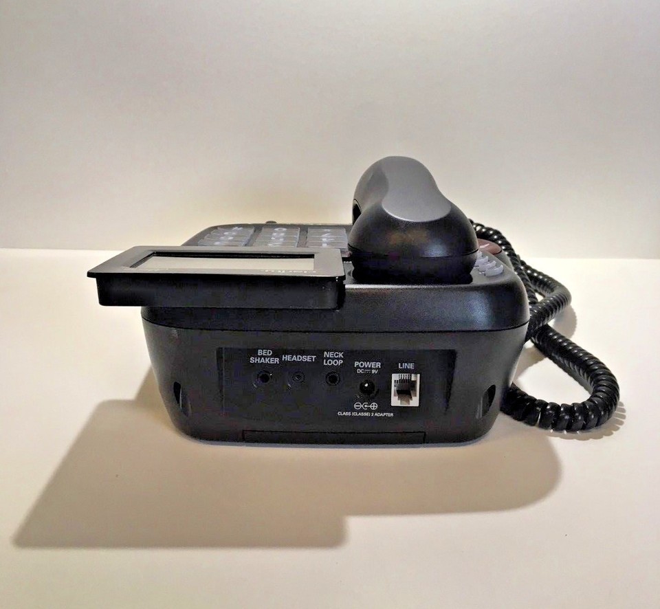 Clarity Alto Plus Amplified Big Button Corded Phone w/ 3-Line LCD ...