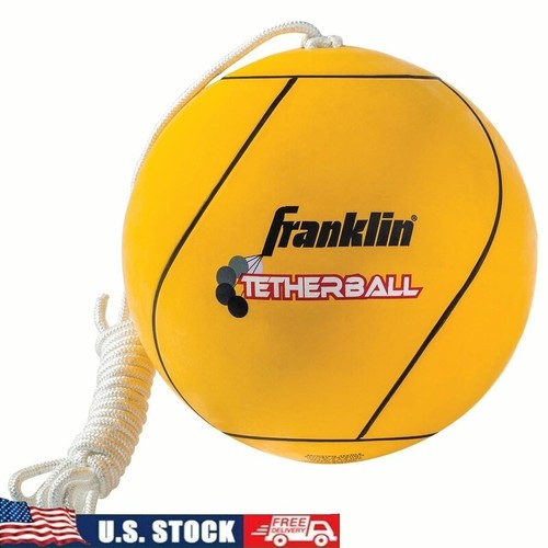 Tetherball W/ Rope Rubber Durable Design Playground Backyard School ...