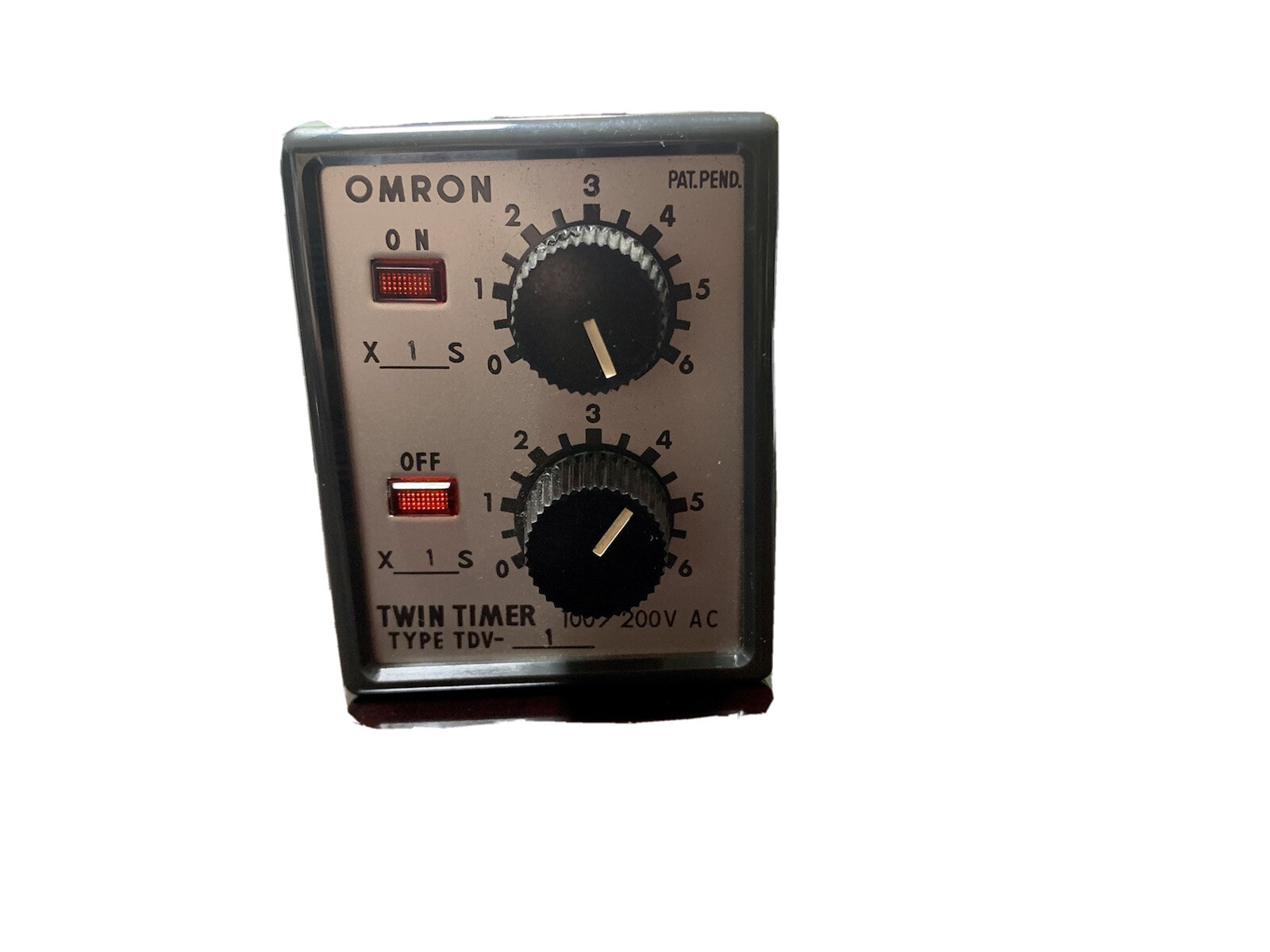 Omron Tdv-1 Twin Timer Relay 24vdc 50/60hz 420381 for sale online | eBay
