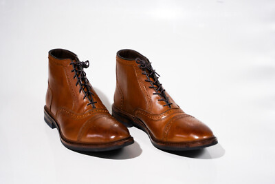 BNIB Allen edmonds Hamilton Weatherproof Oxford Dress Boot Walnut Sz ...
