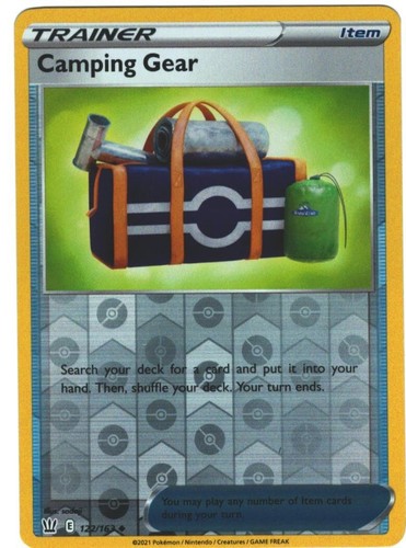 Camping Gear 122/163 Battle Styles Reverse Holo Uncommon Pokemon ...
