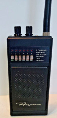 RARE Regency HX650 Crystal Police Fire Scanner 6 Channels 3 Crystals ...