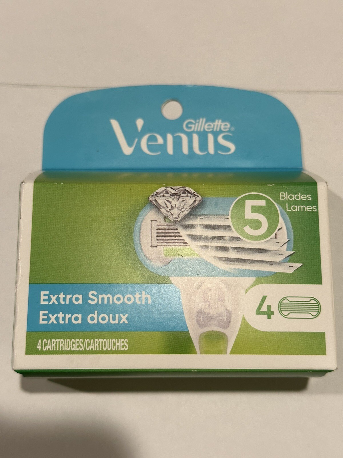 Gillette Venus Extra Smooth Extra Doux - 5 Blades - 4 Cartridges for ...