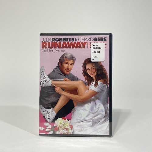 Runaway Bride DVD 1999 NEW SEALED, Julia Roberts Richard Gene ...