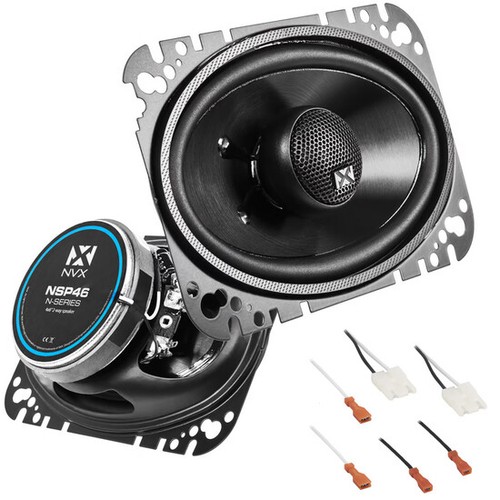 1987-1996 Jeep Wrangler YJ - Front Factory Speaker Replacement Package ...
