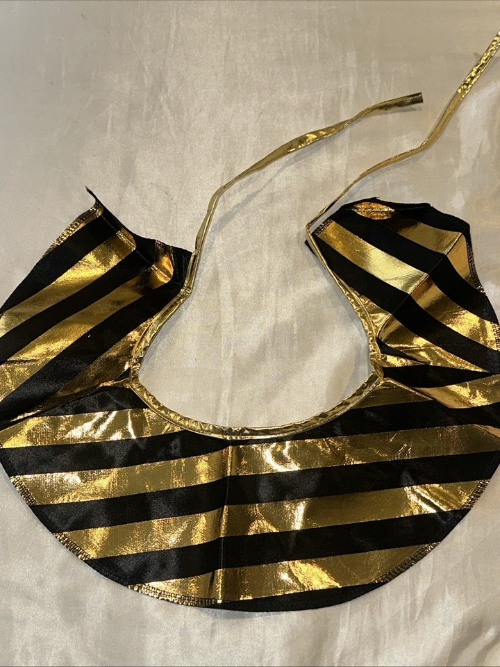 Cleopatra Egyptian Goddess Halloween Dress Adult Women M Staff ...