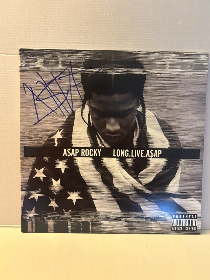 ASAP Rocky Autographed/Signed Long Live A$AP Vinyl PSA Rihanna Ferg | eBay