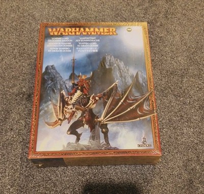 NEW SEALED Warhammer Vampire Counts Vampire Lord on Zombie Dragon ...