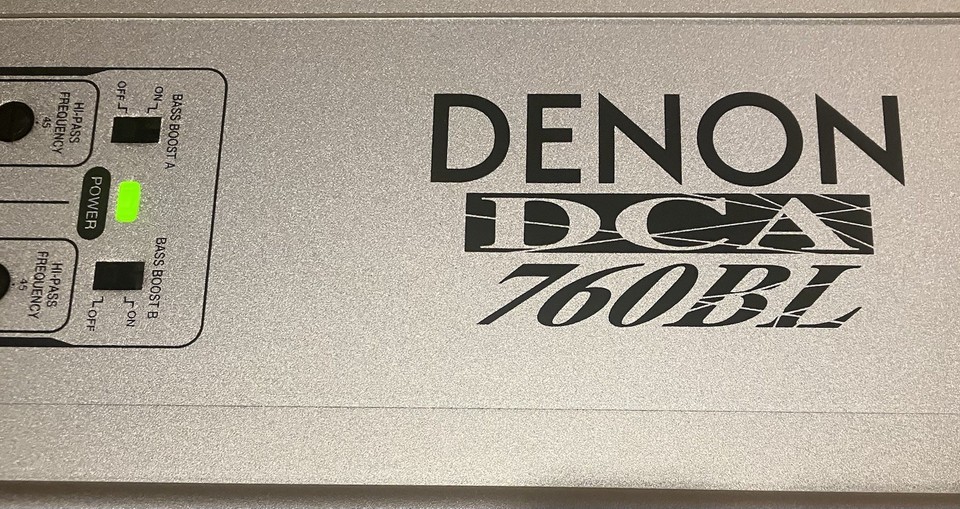 Old School Denon DCA-760BL 4/3/2 Channel Amplifier Made In Japan | eBay