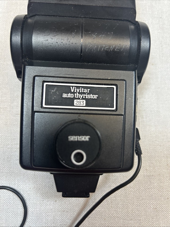 Vivitar 283 Auto-Thyristor Flash w/Sync cord Made In Japan Untested | eBay