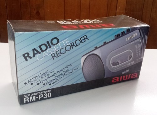 AIWA Radio Cassette Recorder RM-P30 FM AM Tuner Headphone Jack ...