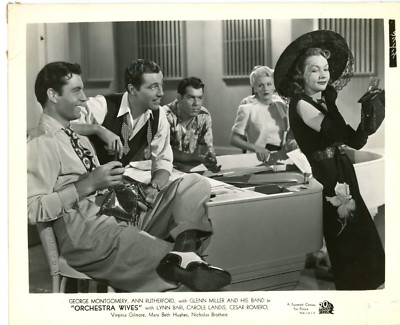 Vintage 8x10 Pho Orchestra Wives 1942 George Montgomery Ann Rutherford ...