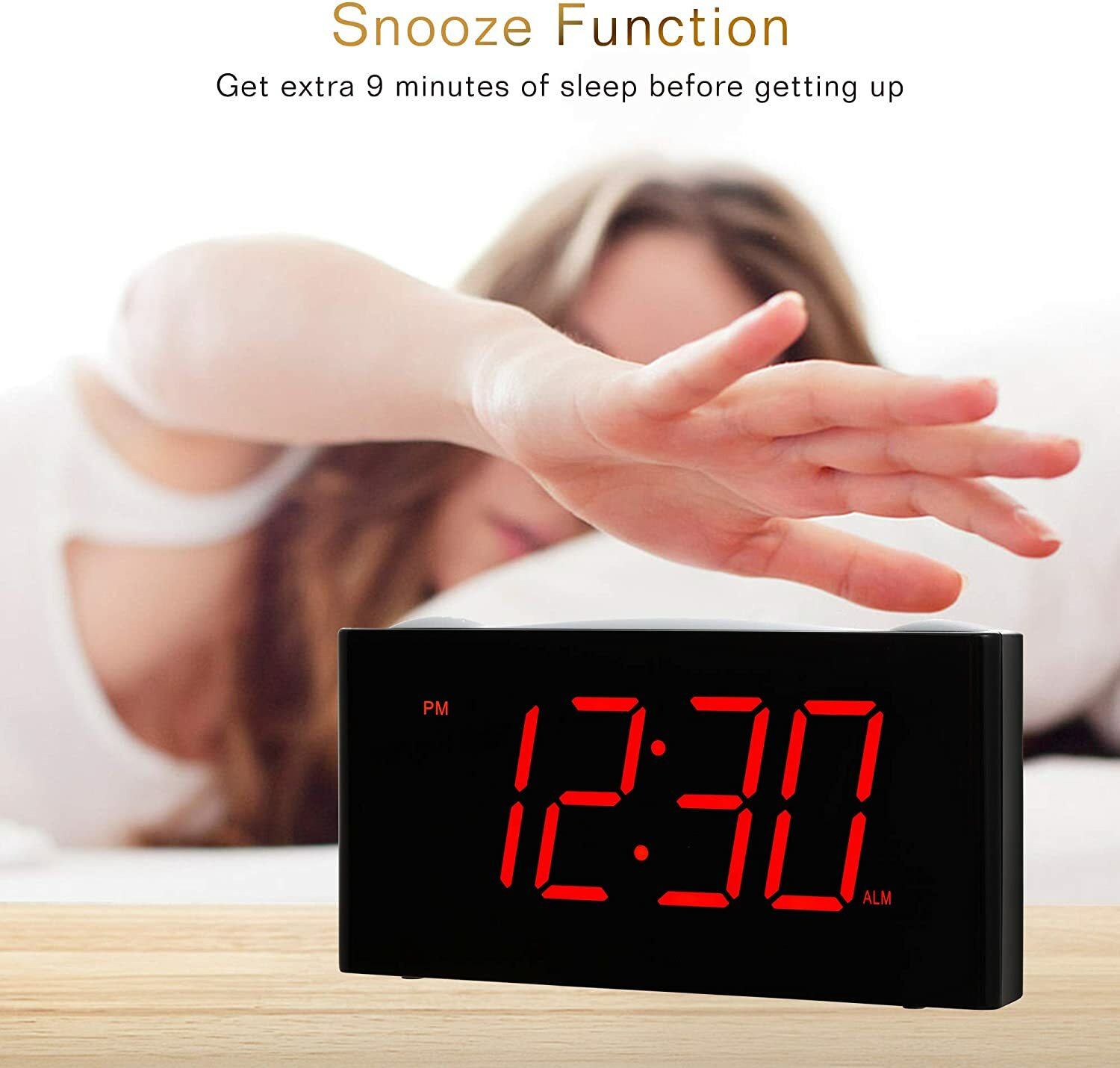 Super Extremely Extra Loud Alarm Clock For Very Heavy Sleeper Battery ...