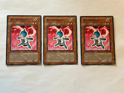 3X Batteryman C CRV-EN030 x3 Yugioh Yu Gi Oh 3 Playset 1st Edition | eBay