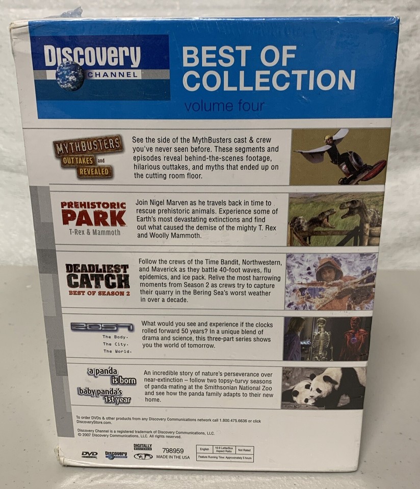 Discovery Channel: Best of Collection Volume Four 10 Episodes 5 Disc ...