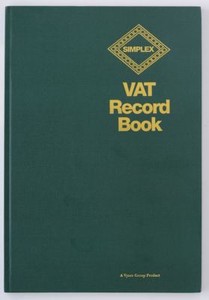 Simplex VAT record book accounts tax finance accounting ledger small ...