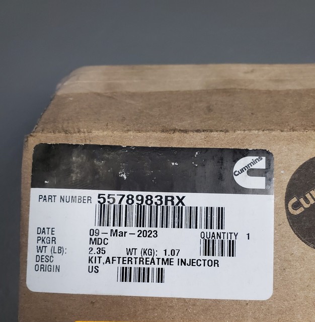 5578983RX Genuine Cummins Aftertreatment Injector Kit Cmi2520185c1 for ...