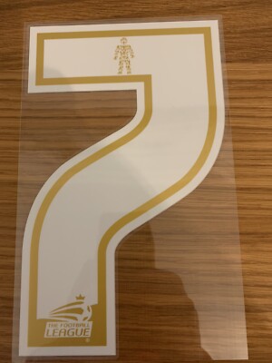 Official Football league Sporting ID Football Number 7 2007-2013 | eBay UK