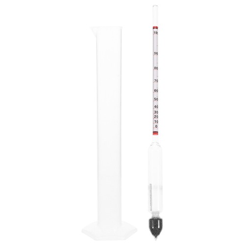 Portable Alcohol Hydrometer with Cylinder for Home Brewing Supplies | eBay