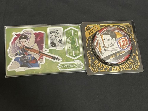 Jancho Birthday Golden Kamuy Button Badge Acrylic Stand Ogata Japan ...