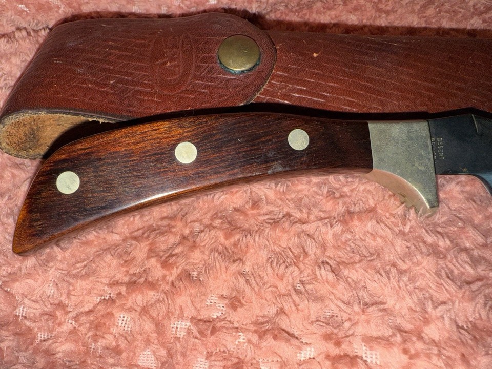 Vintage Case 8 dot Desert Prince 1982 Fixed Blade Knife Original Sheath ...