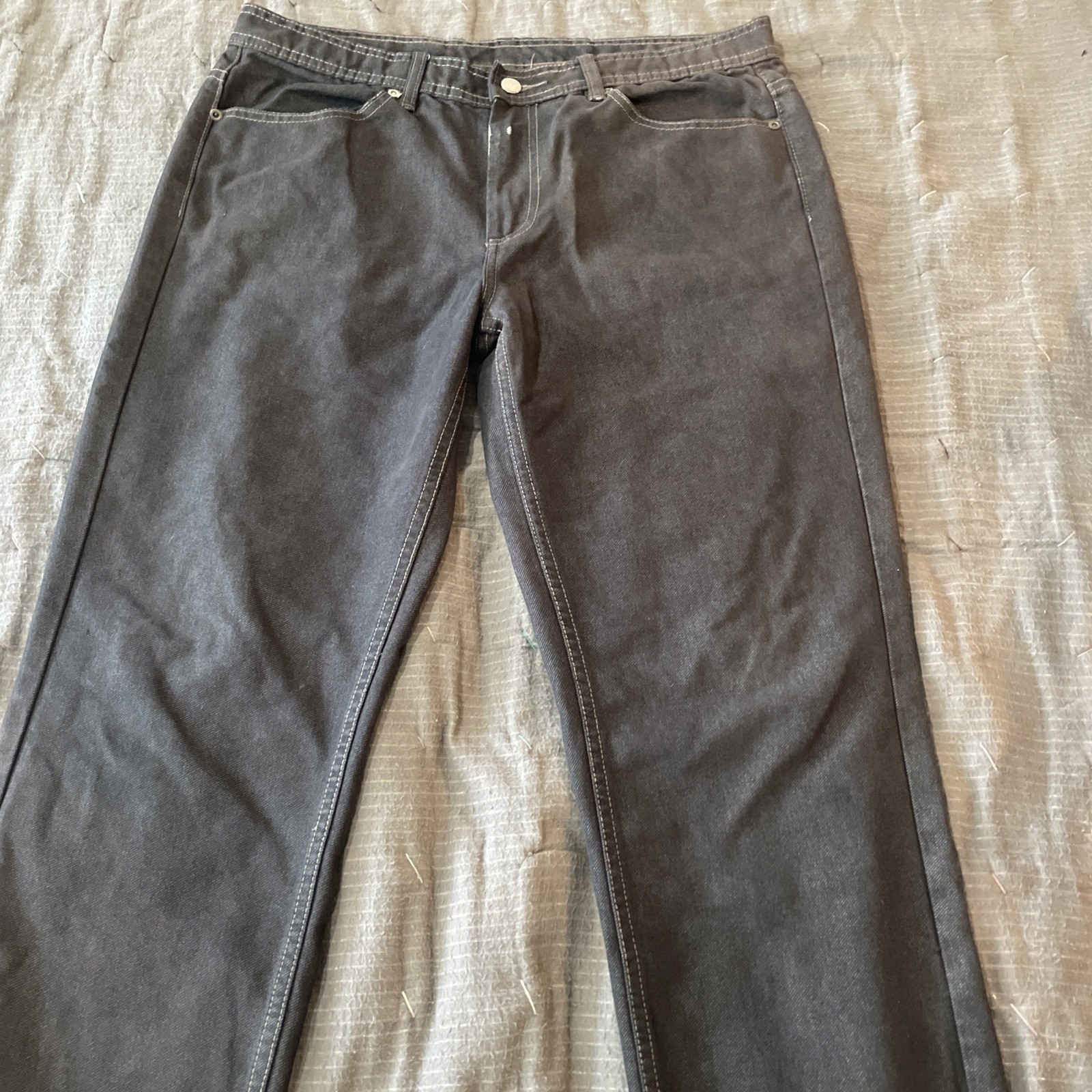 McDonalds Black Denim Employee Uniform Work Pants Men… - Gem