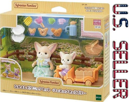 Sylvanian Families Fennec Fox Picnic Set DF-24 Calico Critters Foxes ...