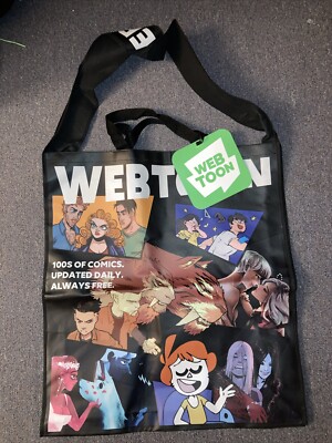 WEBTOON Bag Shoulder Oversized Backpack SDCC NYCC LACC Comic Con 2024 Exclusive | eBay