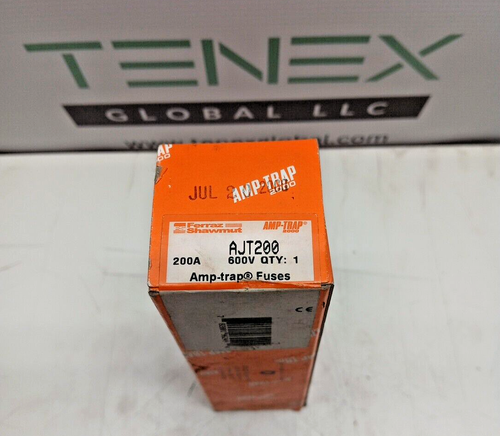 Ferraz Shawmut AJT200 Class J Fuse 600V 200A (MZ91) | eBay