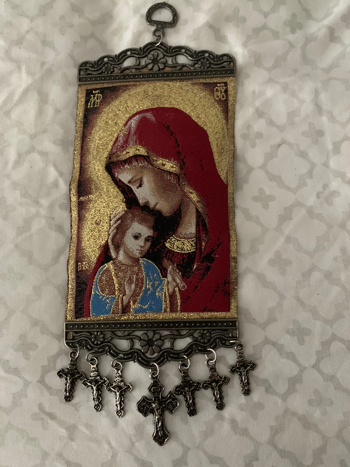 Jesus Woven Religious tapestry wall hanging orthodox catholic icon New ...