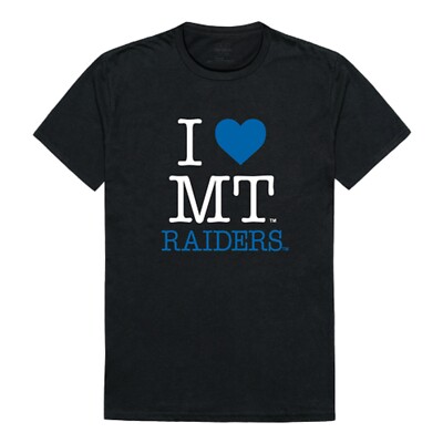 Middle Tennessee State University Blue Raiders MTSU Cotton I Love Tee T ...