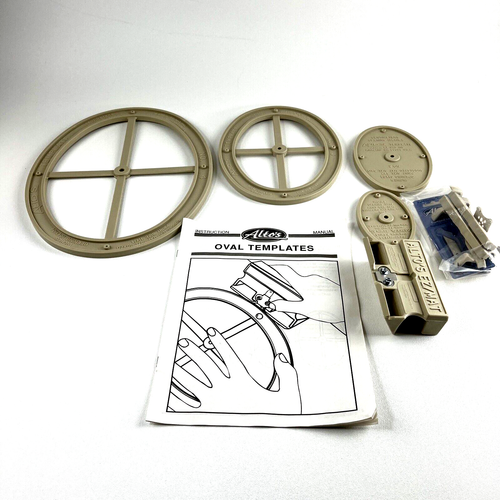 Vintage Alto's Mat Cutting System Oval Templates Cutter & Book | eBay