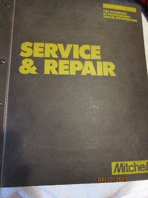 Mitchell Service Repair Manual Electrical Component Locator Import 1988 ...