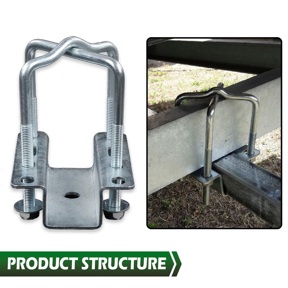 Universal Boat Trailer Guide Pole Bracket & Post Mounting U Bolt Kit | eBay