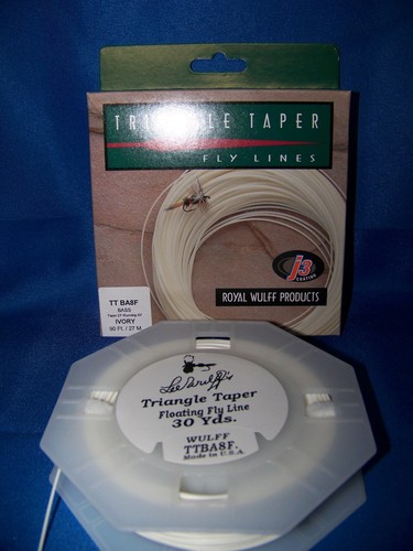 Royal Wulff Bass Triangle Taper Fly Line WF-6 Thru WF-10 Ivory or Olive ...
