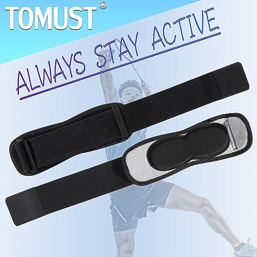 TOMUST Tennis Elbow Brace - Adjustable Forearm Support Band with Gel ...