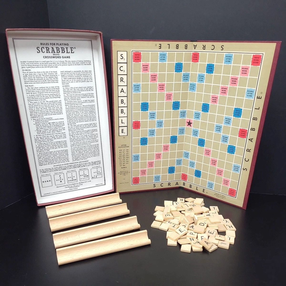 Vintage 1976 Scrabble Crossword Board Game - glwec.in