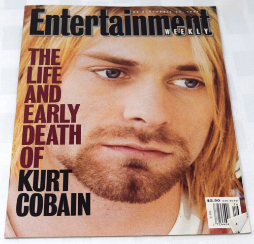 Kurt Cobain Nirvana Entertainment Weekly Magazine No 219 April 22 1994 ...