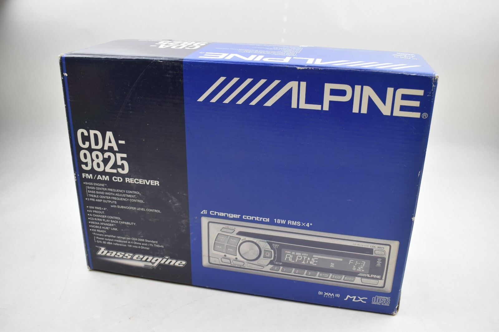 Alpine CDA-9825 CD Player In Dash Receiver for sale online | eBay