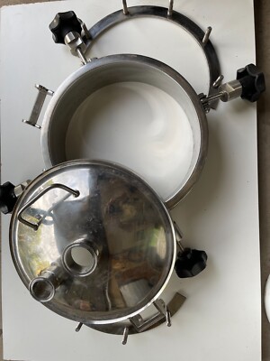 Barrel Manway | Round 12 in. x 4 in. Neck - SS304 / Silicone | eBay