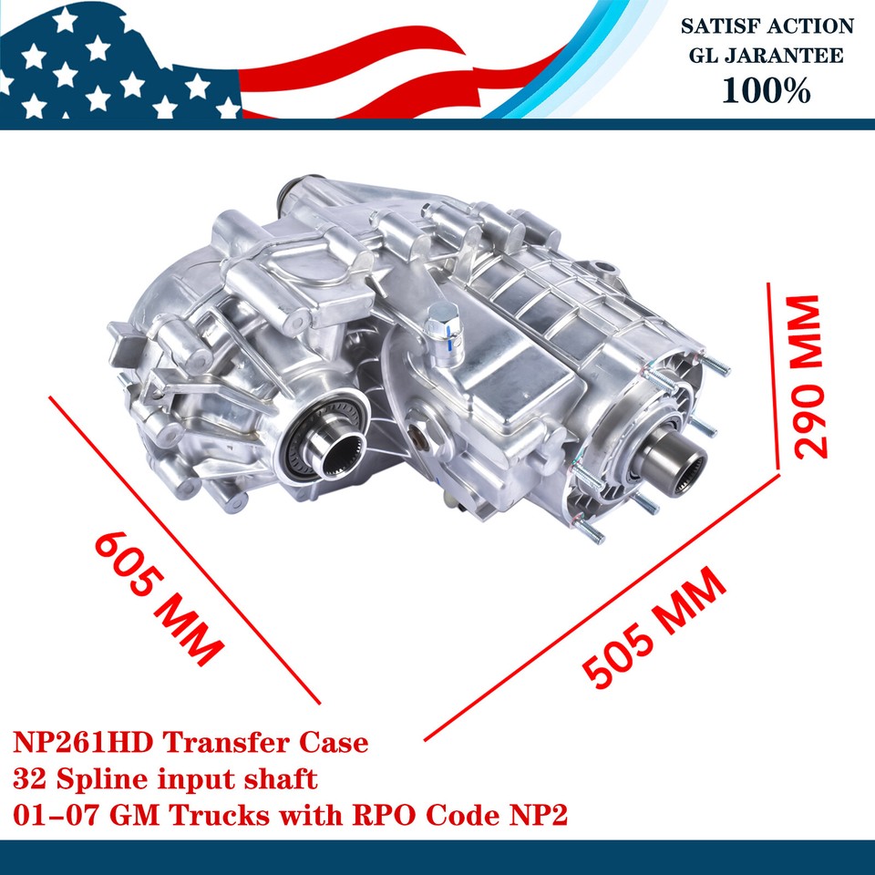 NP261HD New Transfer Case Unit For 2001-2007 6.0L | Chevy/GMC 2500/3500 ...