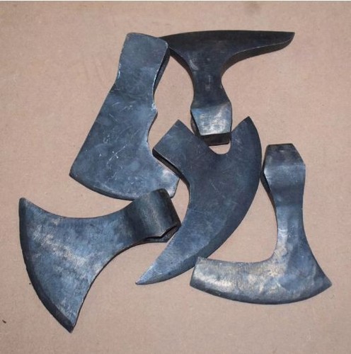 Set of 5 Medieval Axes - Hand-Forged Collectible Weapons, Authentic ...