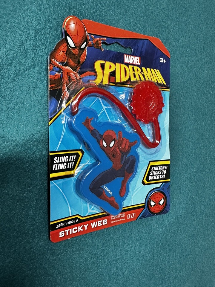 Marvel Spider-Man Sticky Web Sling It, Fling It Set Of 2 Stocking ...