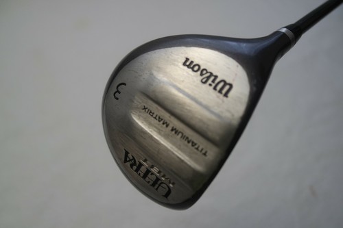 Men's Golf Club 3 Metal Wood Wilson Ultra MBT LH Titanium Matrix 100% ...