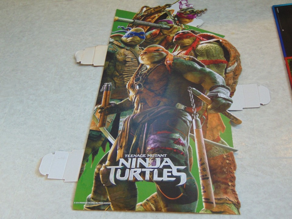 Teenage Mutant Ninja Turtles PROMOTIONAL DISPLAY BANNER Cardboard ...