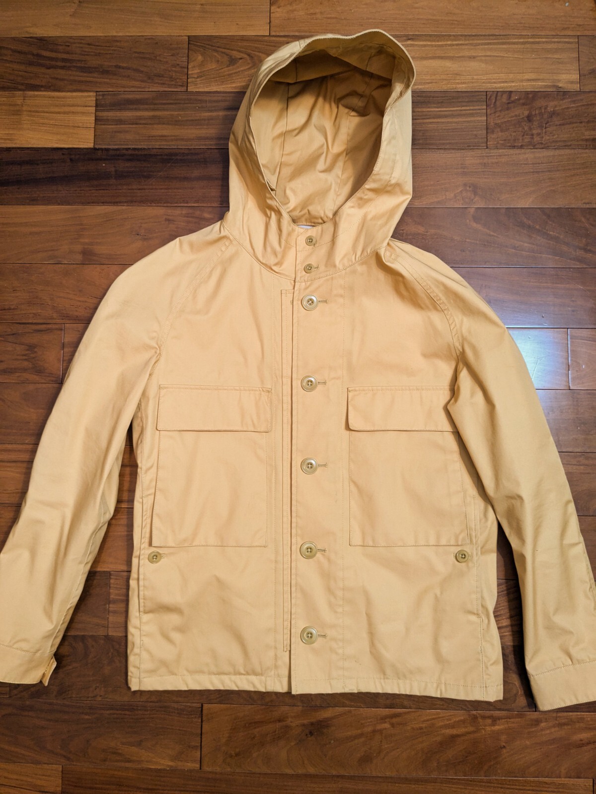 Uniqlo Lemaire Utility Hooded Rain Coat Jacket Sz Sma… - Gem