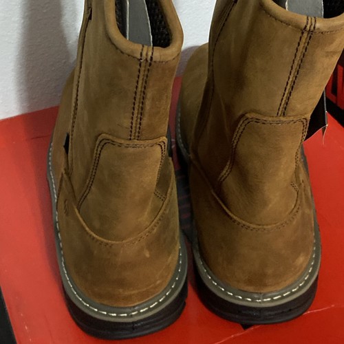 NEW Wolverine Marauder WELL SZ 13 EW MEN’S STEEL TOE WORK BOOT IN Brown ...