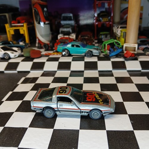 Vintage 1982 Kidco Lock-Ups Corvette TURBO "Vette" #90 Gray No KEY 1/64 ...