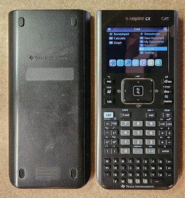 Texas Instruments TI-Nspire CX CAS Graphing Black Calculator Cover and ...