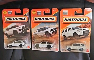 Matchbox 2023 TOYOTA RAV4 TRD * 2024 TOYOTA TACOMA * TOYOTA 4RUNNER LOT ...